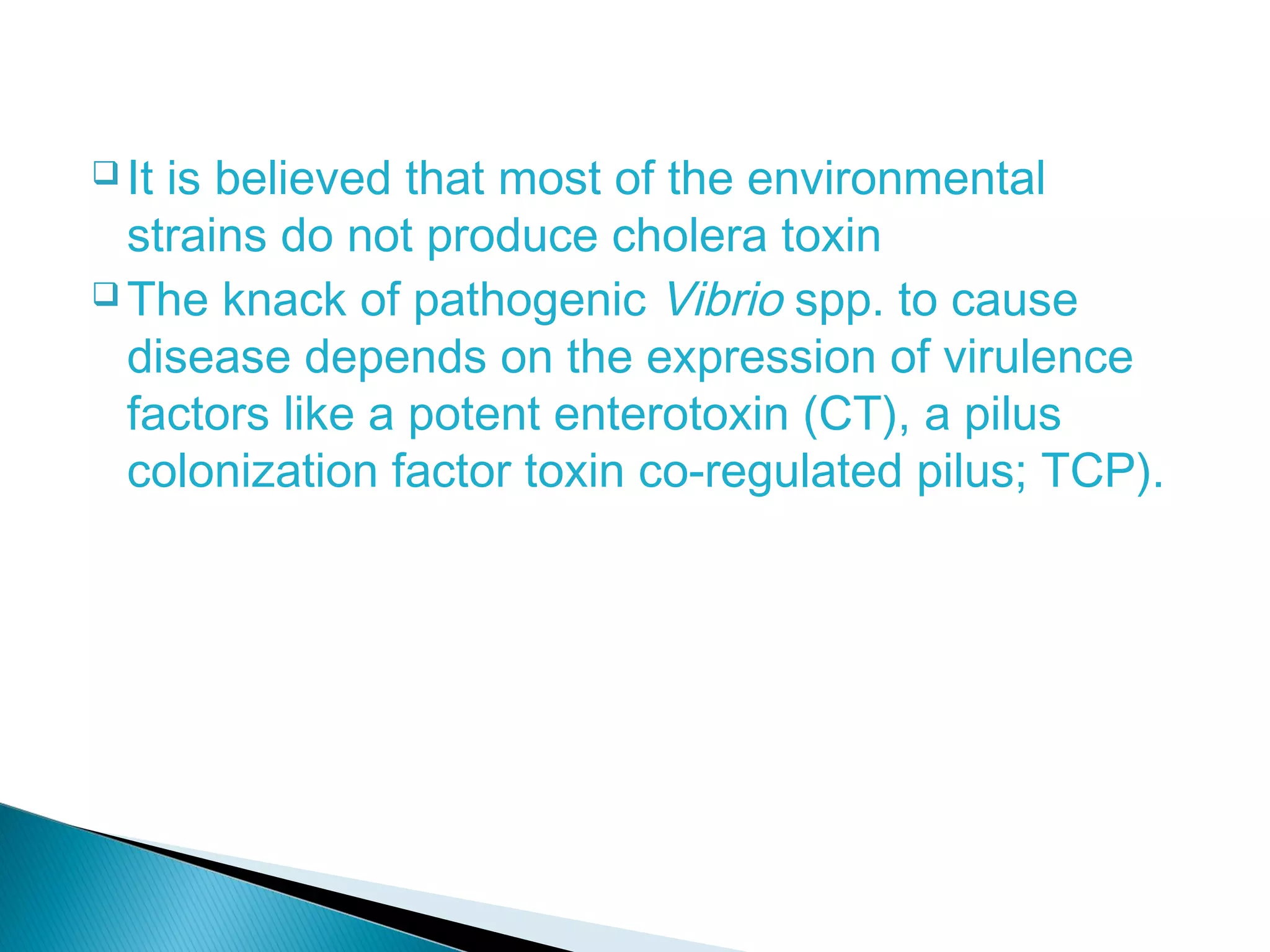 Identification of vibrio cholerae pathogenicity | PPT