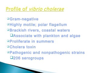 Identification of vibrio cholerae pathogenicity | PPT