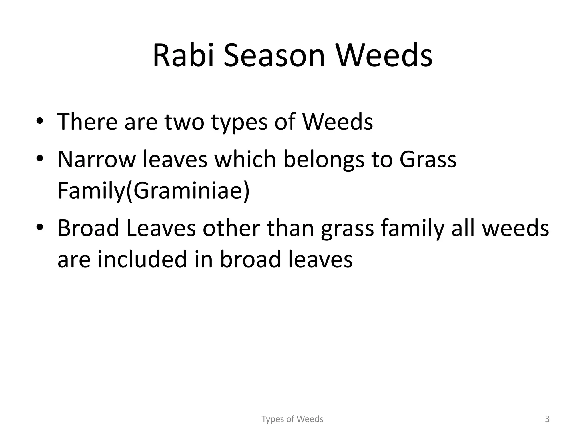 Identification of weeds in Pakistan by M.Anees Khan | PPTX