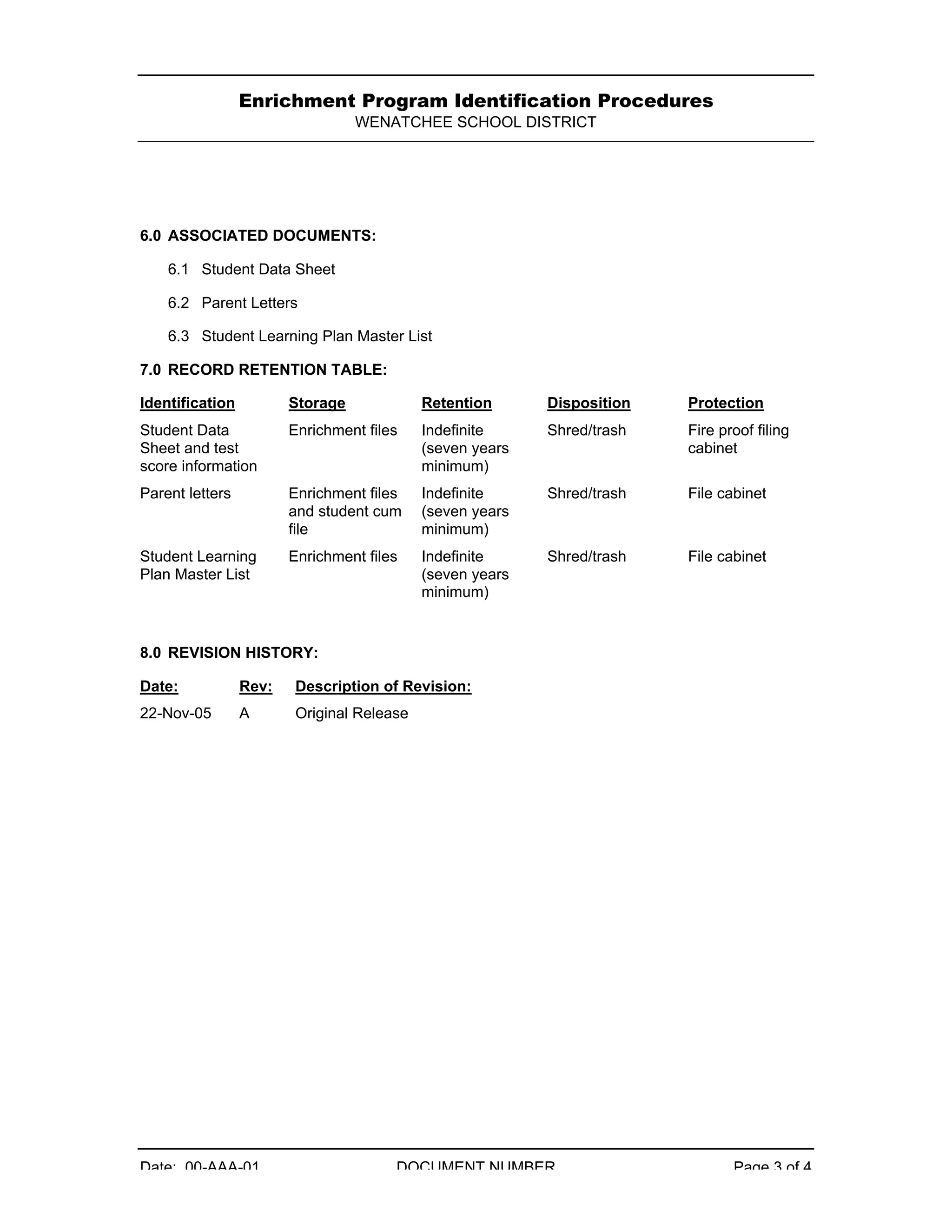 Identification procedures | PDF