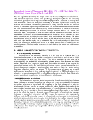 Identified practice based on information system for achieving objective | PDF