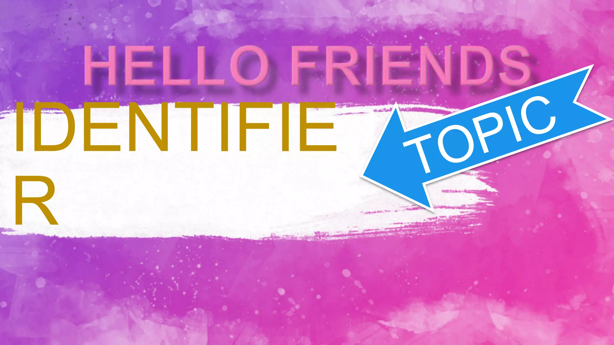 Identifier in c | PPTX | Programming Languages | Computing