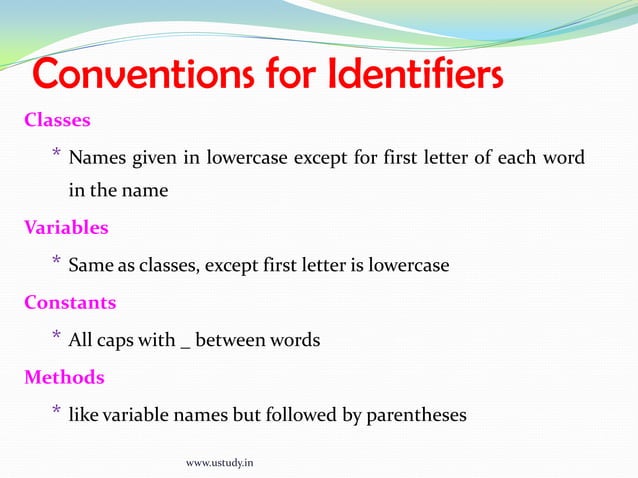 Identifiers | PPTX