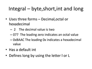 Identifiers, keywords and types | PPTX | Programming Languages | Computing