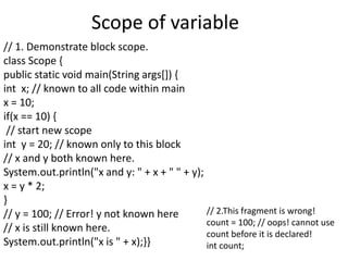 Identifiers, keywords and types | PPTX | Programming Languages | Computing