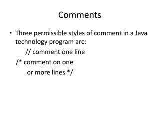 Identifiers, keywords and types | PPTX | Programming Languages | Computing