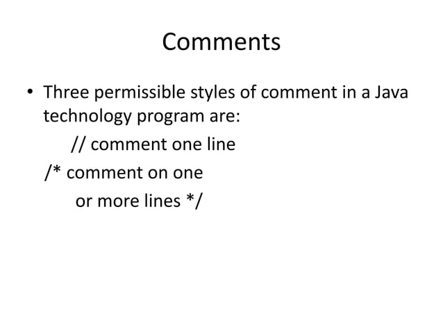 Identifiers, keywords and types | PPTX | Programming Languages | Computing