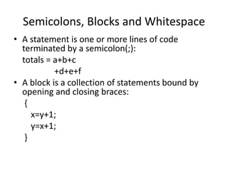 Identifiers, keywords and types | PPTX | Programming Languages | Computing