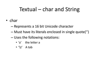 Identifiers, keywords and types | PPTX | Programming Languages | Computing