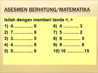 Identifikasi asessmen diskalkulia | PPTX