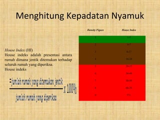 Identifikasi hitung-kepadatan-nyamuk | PPT