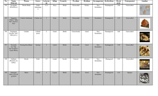 Identifikasi 200 mineral | DOCX
