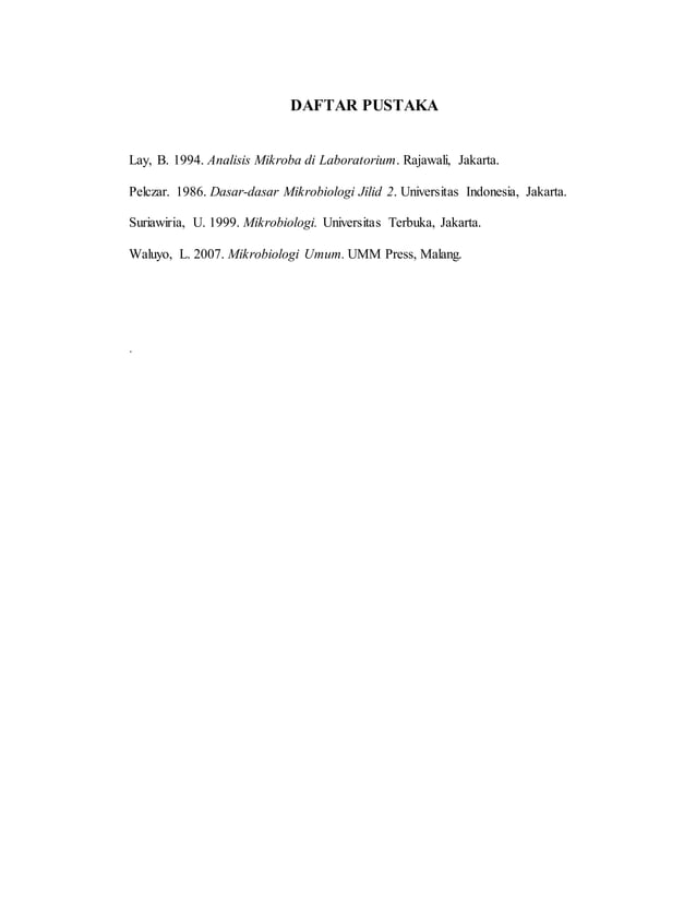 Identifikasi bakteri | DOCX