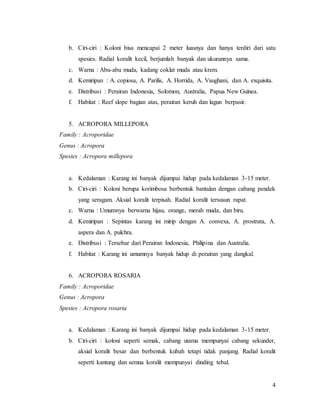 Identifikasi Karang dengan Coral Finder (Branching dan Non Branching ...