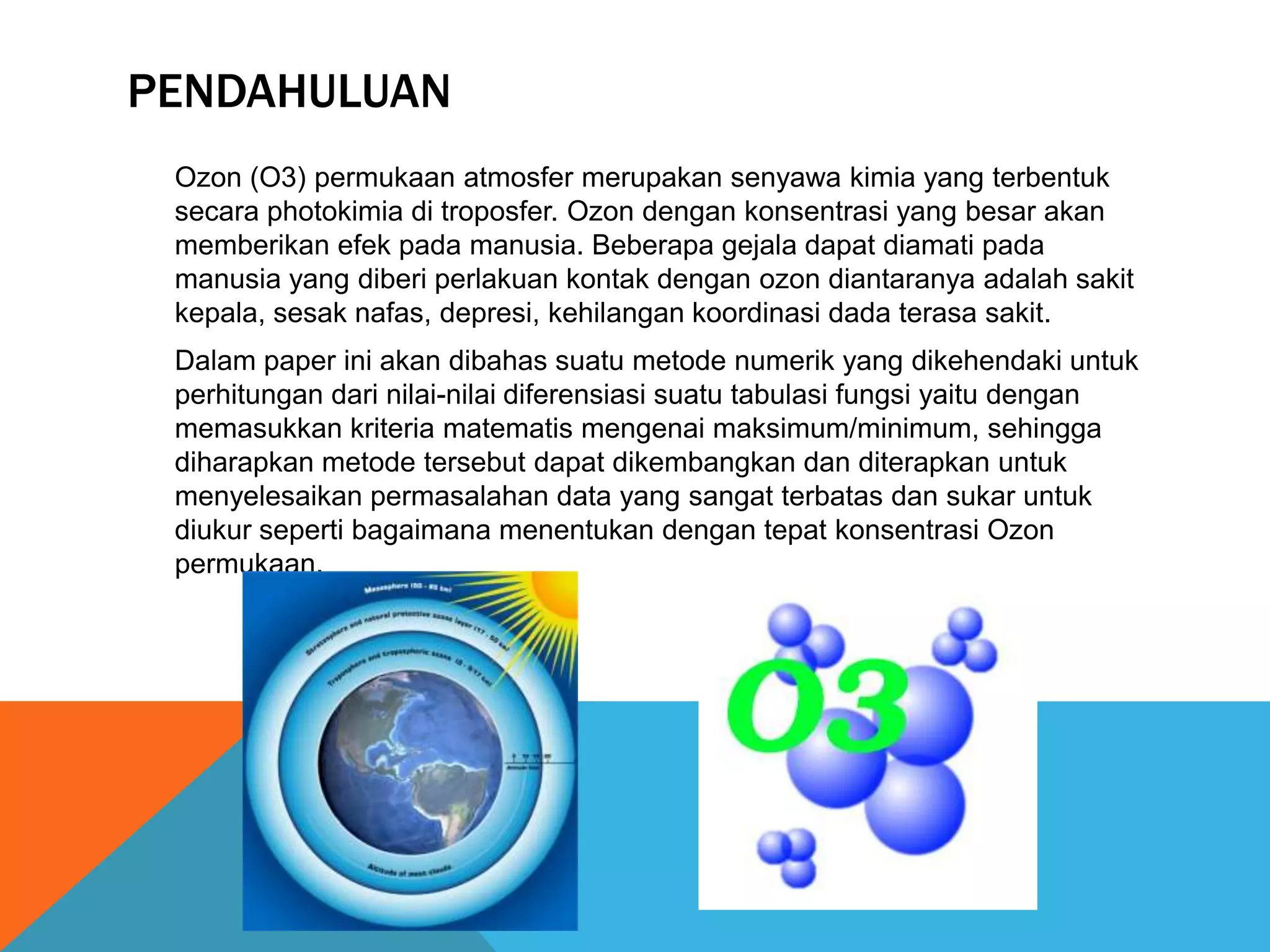 Identifikasi konsentrasi ozon | PPTX