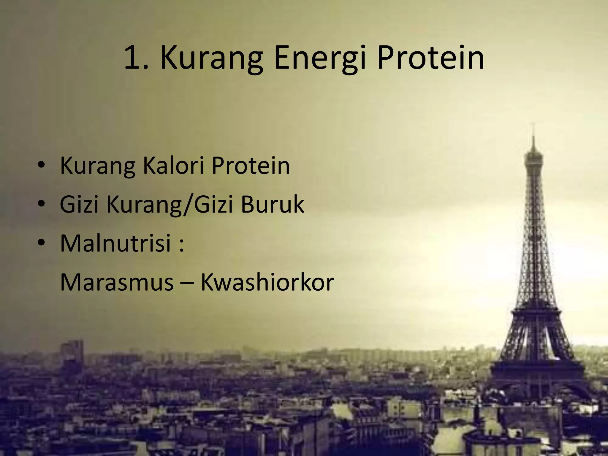 Identifikasi masalah gizi kurang dan gizi lebih di Indonesia | PPTX