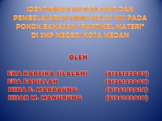 Identifikasi materi ajar | PPTX