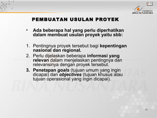 Identifikasi proyek | PPT