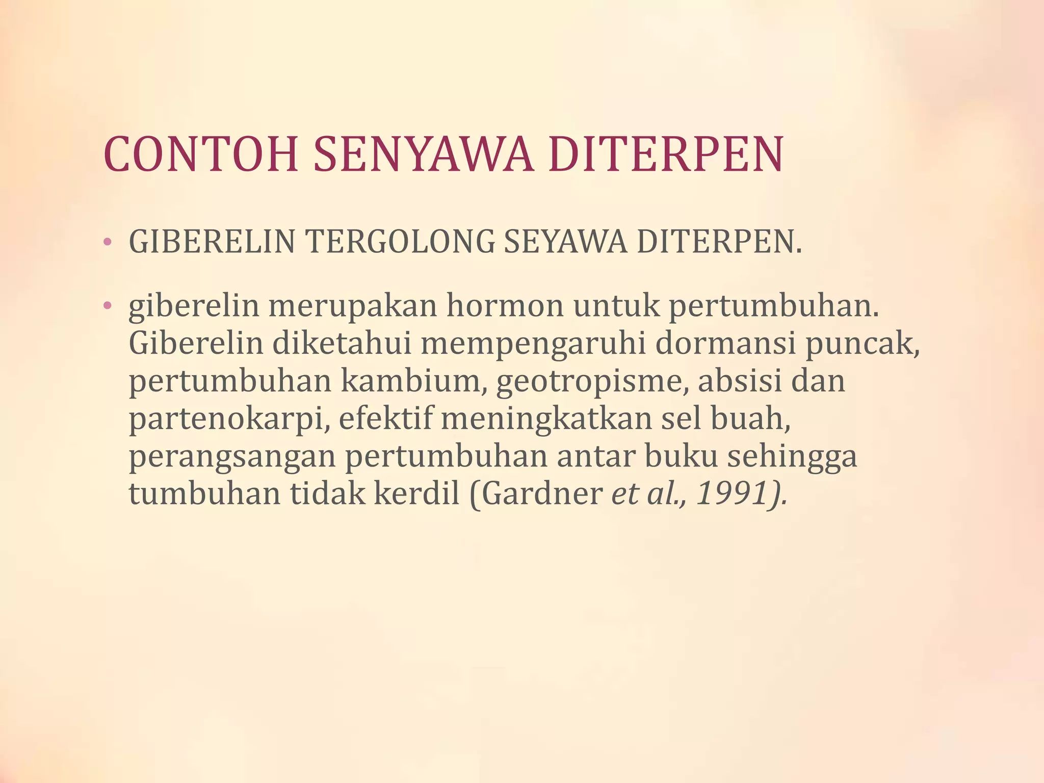 Identifikasi senyawa diterpen | PPT