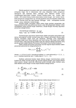 Identifikasi Sesar Lokal Semangko-Kumering | PDF