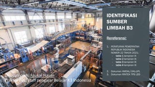 Identifikasi Sumber Limbah B3 di sektor industri | PDF