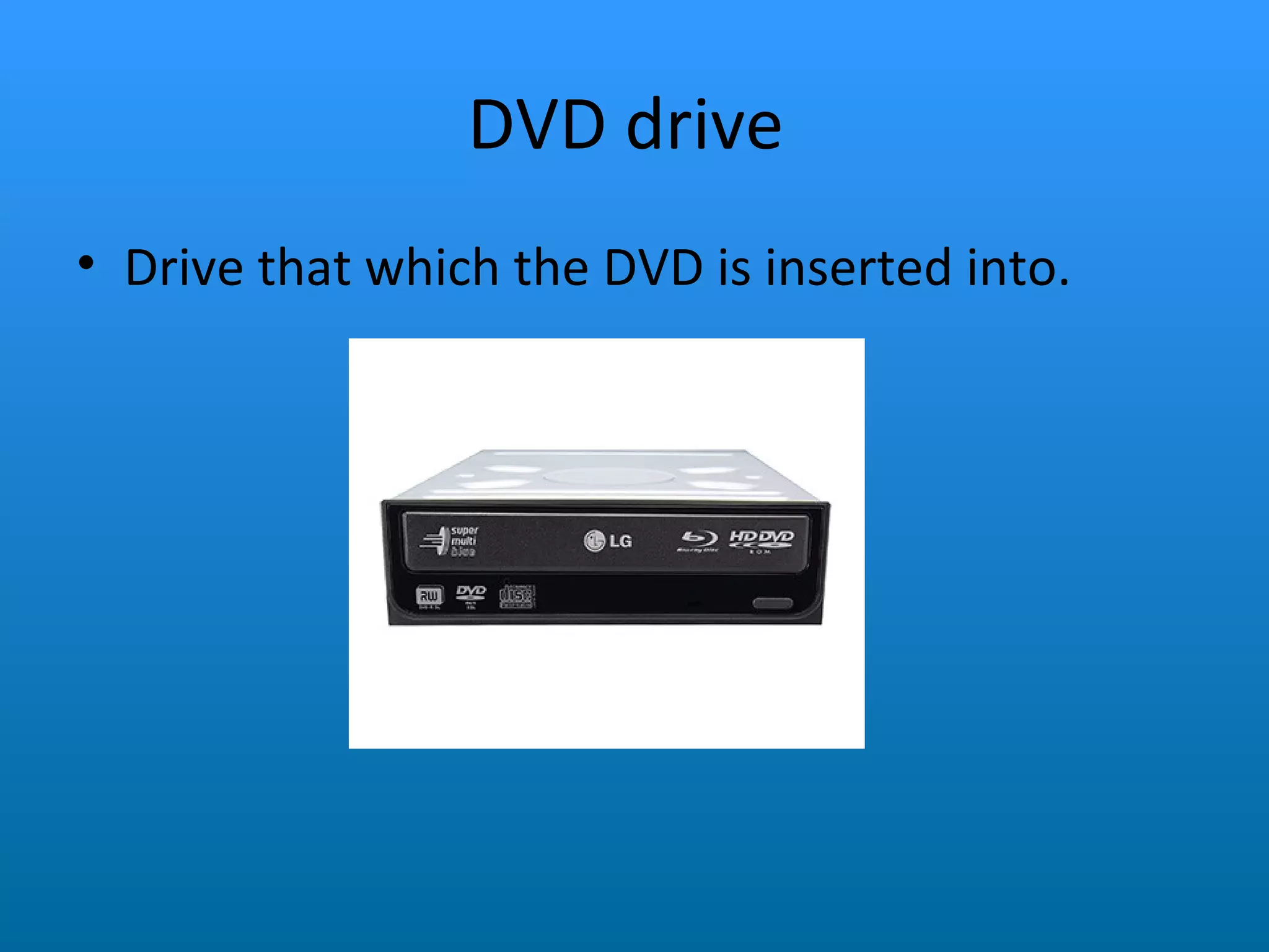 Identify The Different Parts Of A Computer | PPT