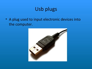 Identify The Different Parts Of A Computer | PPT