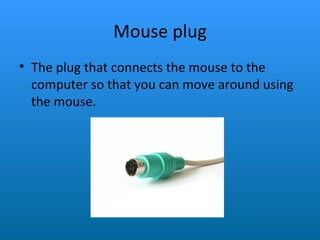 Identify The Different Parts Of A Computer | PPT