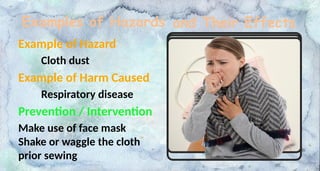Identify and evaluate hazards and risks in Dressmaking.pptx