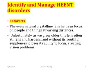 Identify and Manage HEENT disorders.pptx