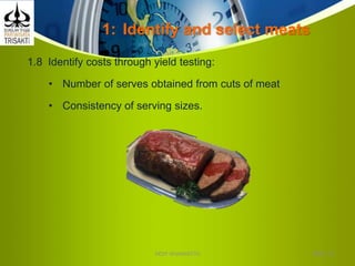 Identify and prepare various meats | PPTX