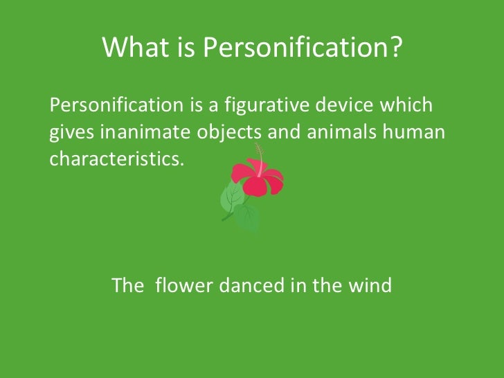 Simile and Personification open
