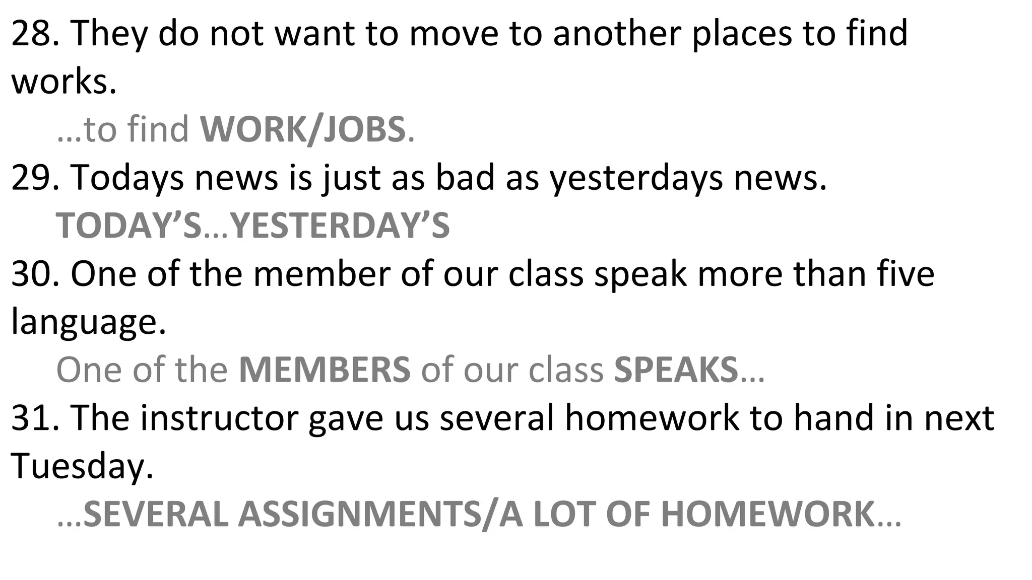 Editing and Proofreading: Identify errors | PPT