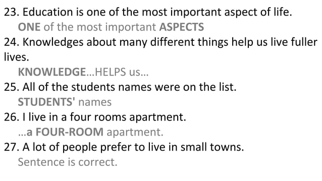 Editing and Proofreading: Identify errors | PPT