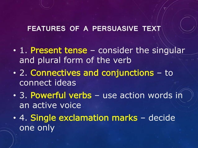 Identify features of persuasive texts | PPTX | Parks | Attractions