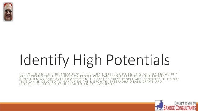 Identify high potentials