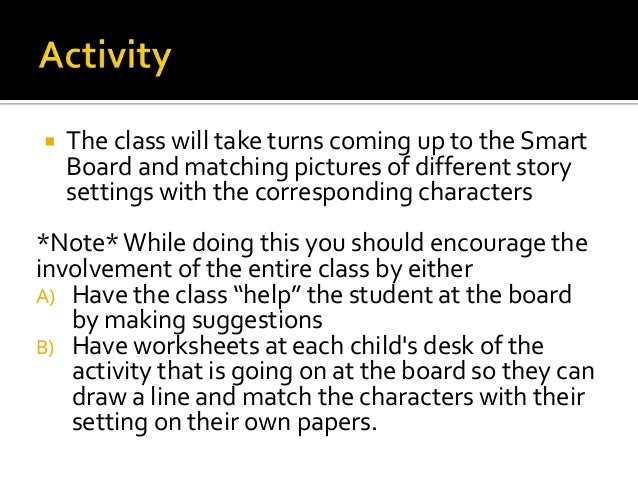 Identifying characters in a story
