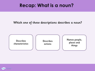 Identifying different-types-of-nouns-lesson-teaching-pack | PPT