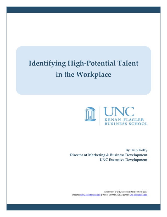 Identifying High-Potential Talent in the Workplace | PDF