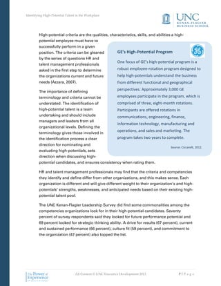 Identifying High-Potential Talent in the Workplace | PDF
