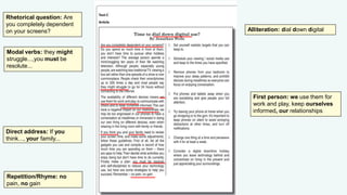 FS English Level 2 - June 24, 2023 (Identifying language features). | PDF