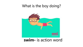 Identifying Action Words | PPTX