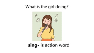 Identifying Action Words | PPTX