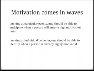 Identifying Activity Motivation Waves | PPTX
