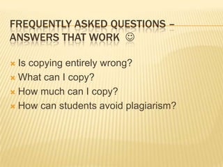 Identifying and avoiding plagiarism | PPTX