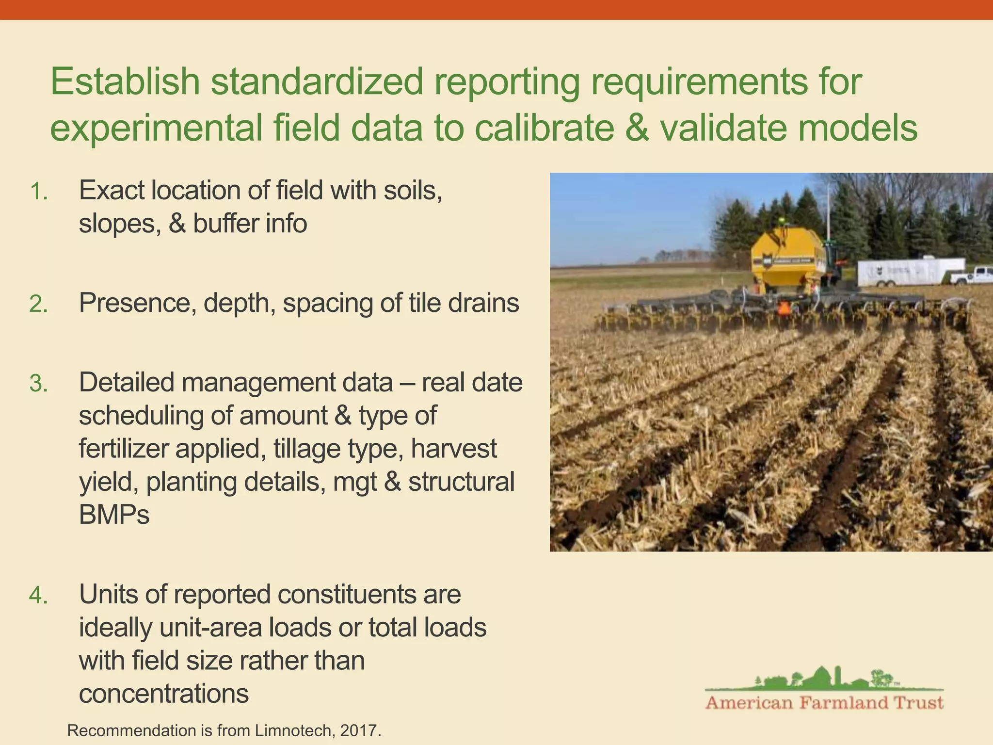 Identifying and comparing climate and water quality quantification ...