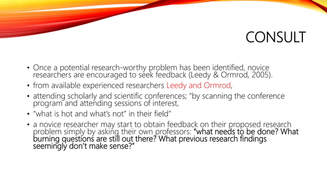 Identifying and defining a research problem | PPTX | Educational ...