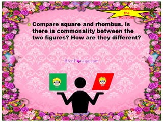 Identifying and describing quadrilaterals | PPTX