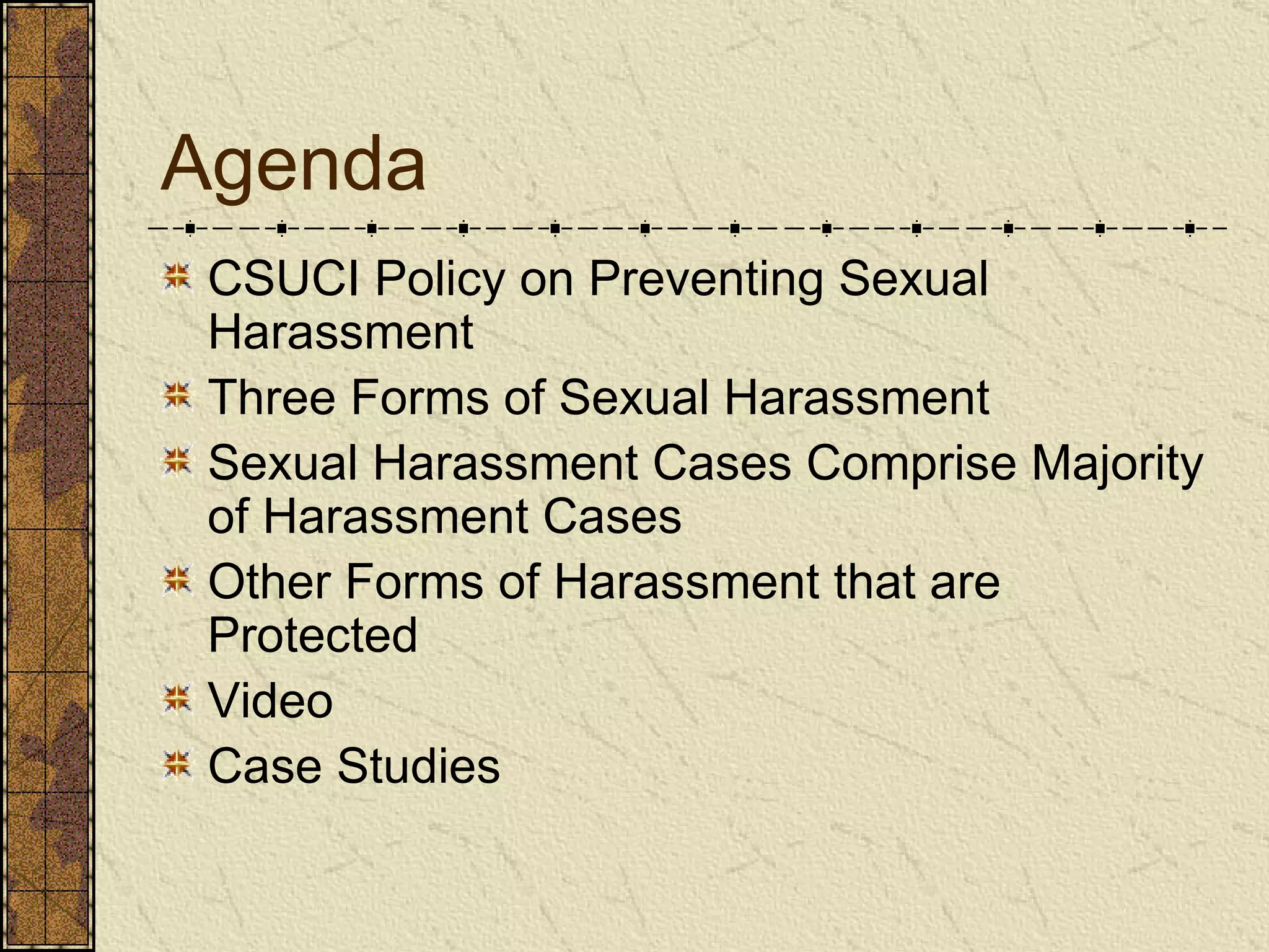 Identifying And Preventing Sexual Harassment | PPT | Crime & Harmful ...