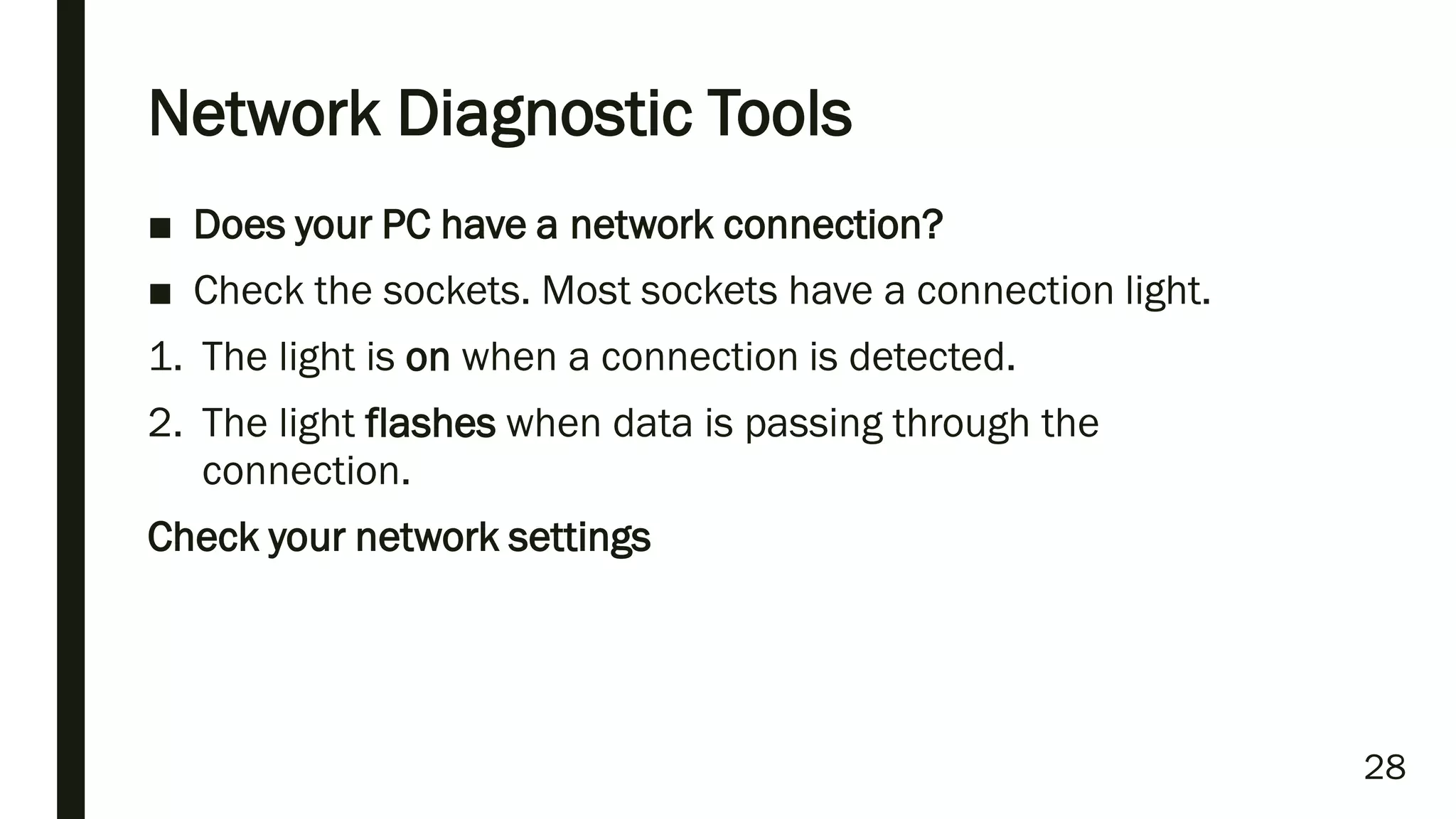 Identifying and resolving network problems | PDF Identifying and resolving network problems | PDF